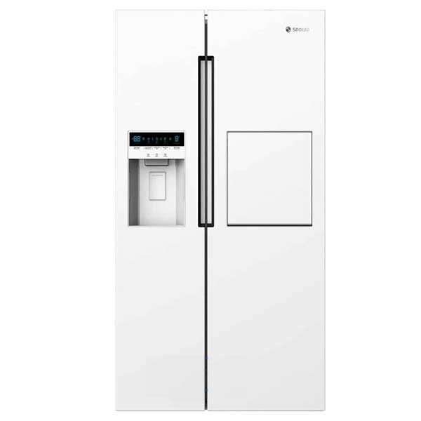 یخچال و فریزر ساید بای ساید 32 فوت اسنوا مدل SN8-2340GW رنگ سفید - فروشگاه بهاران کالا
