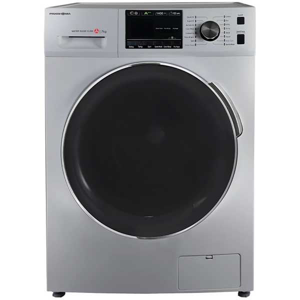 ماشین لباسشویی پاکشوما مدل BWF 40704 ST ظرفیت 7 کیلوگرم رنگ سیلور - فروشگاه بهاران کالا