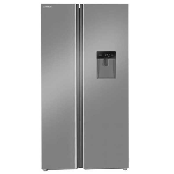 ساید بای ساید 30 فوت ایکس ویژن مدل TS666-AWD/ASD رنگ استیل - فروشگاه بهاران کالا