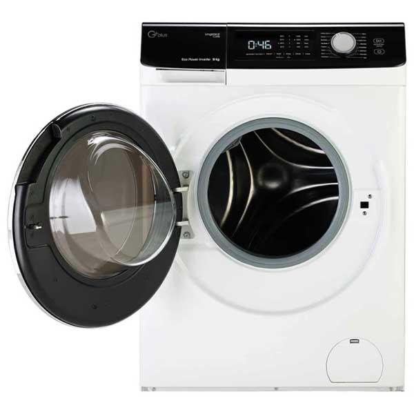 لباسشویی جی پلاس مدل GWM-K954W ظرفیت 9 کیلوگرم رنگ سفید - فروشگاه بهاران کالا