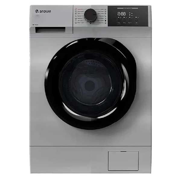 ماشین لباسشویی اسنوا 8 کیلویی مدل SWM-A81 رنگ سیلور - فروشگاه بهاران کالا