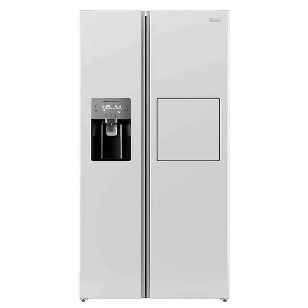 یخچال و فریزر ساید بای ساید جی پلاس مدل GSS-P7921W رنگ سفید - فروشگاه بهاران کالا